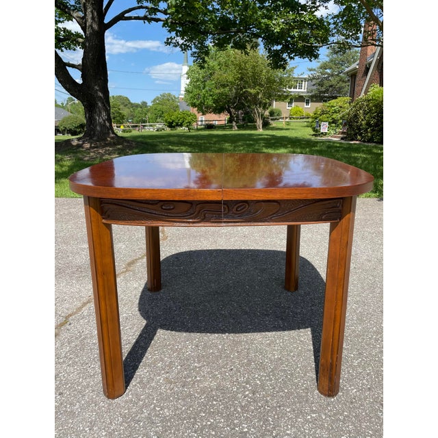 Mid 20th Century Witco Style Oceanic Dining Table by Pulaski Furniture ...