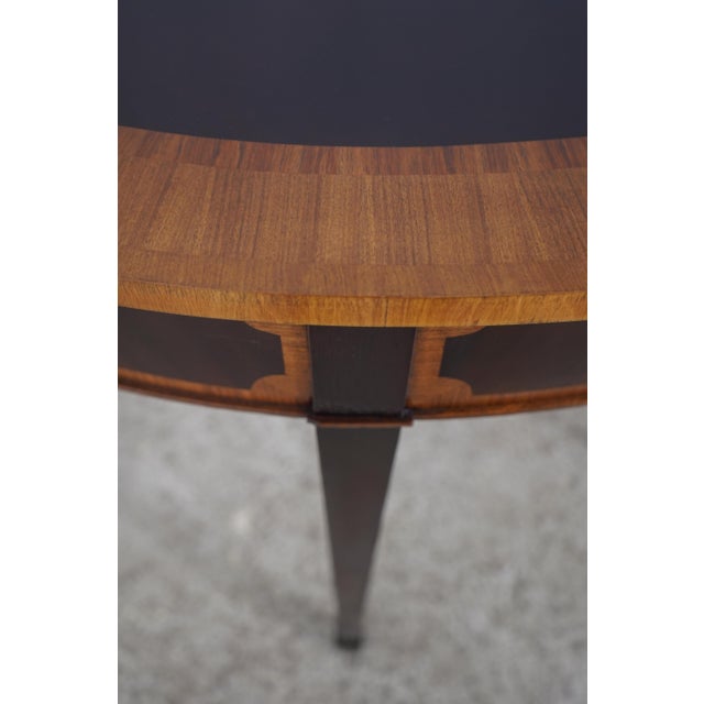 English Federal Style Inlaid Mahogany Console Hall Table | Chairish