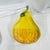 Hand Painted Italian Pear Mould Serving Dish | Chairish