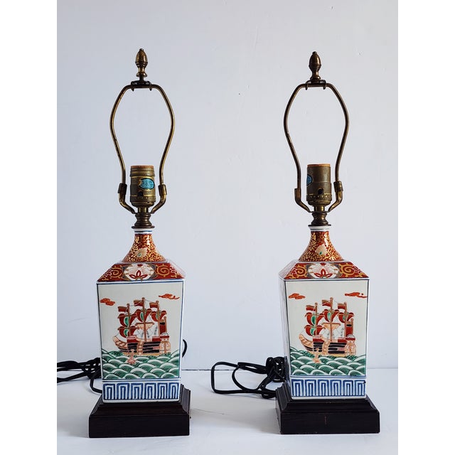 antique japanese lamps