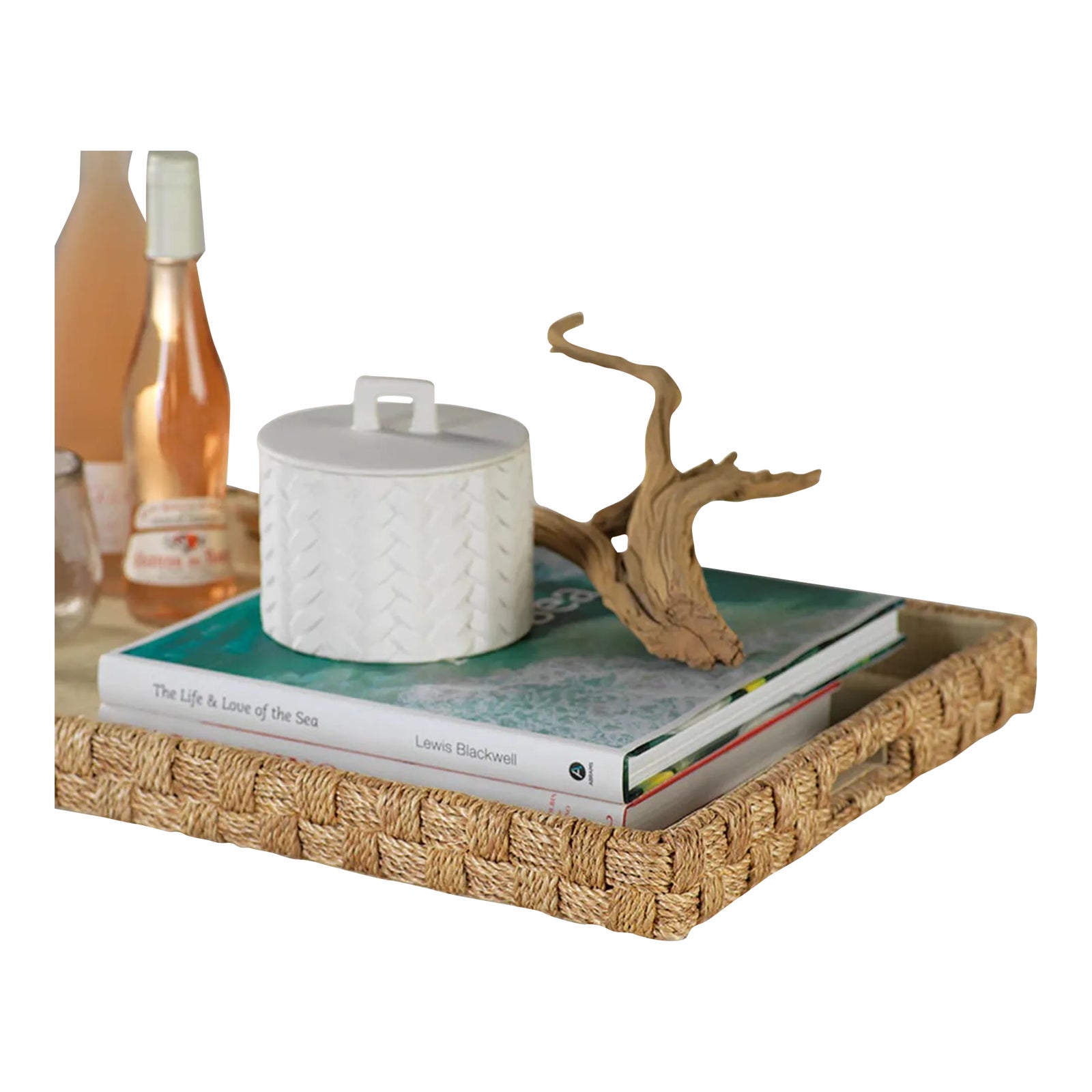 Abaca Rope Serving Tray | Chairish