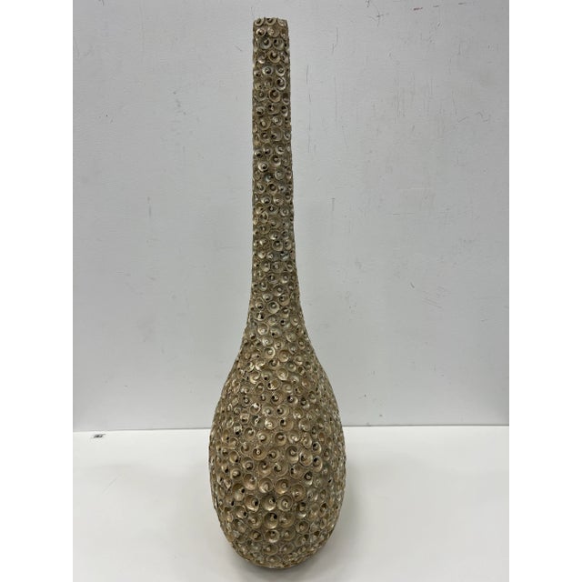 Overscaled Sea Shells Vase | Chairish