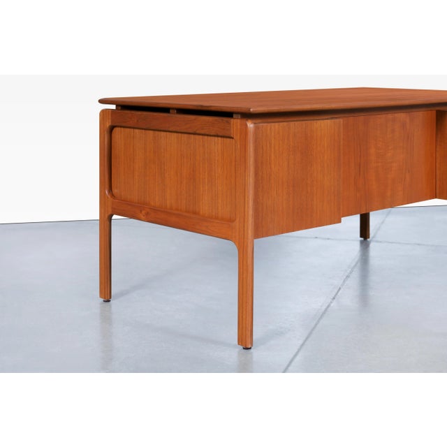 1960s Danish Modern Teak Desk by Danflex | Chairish