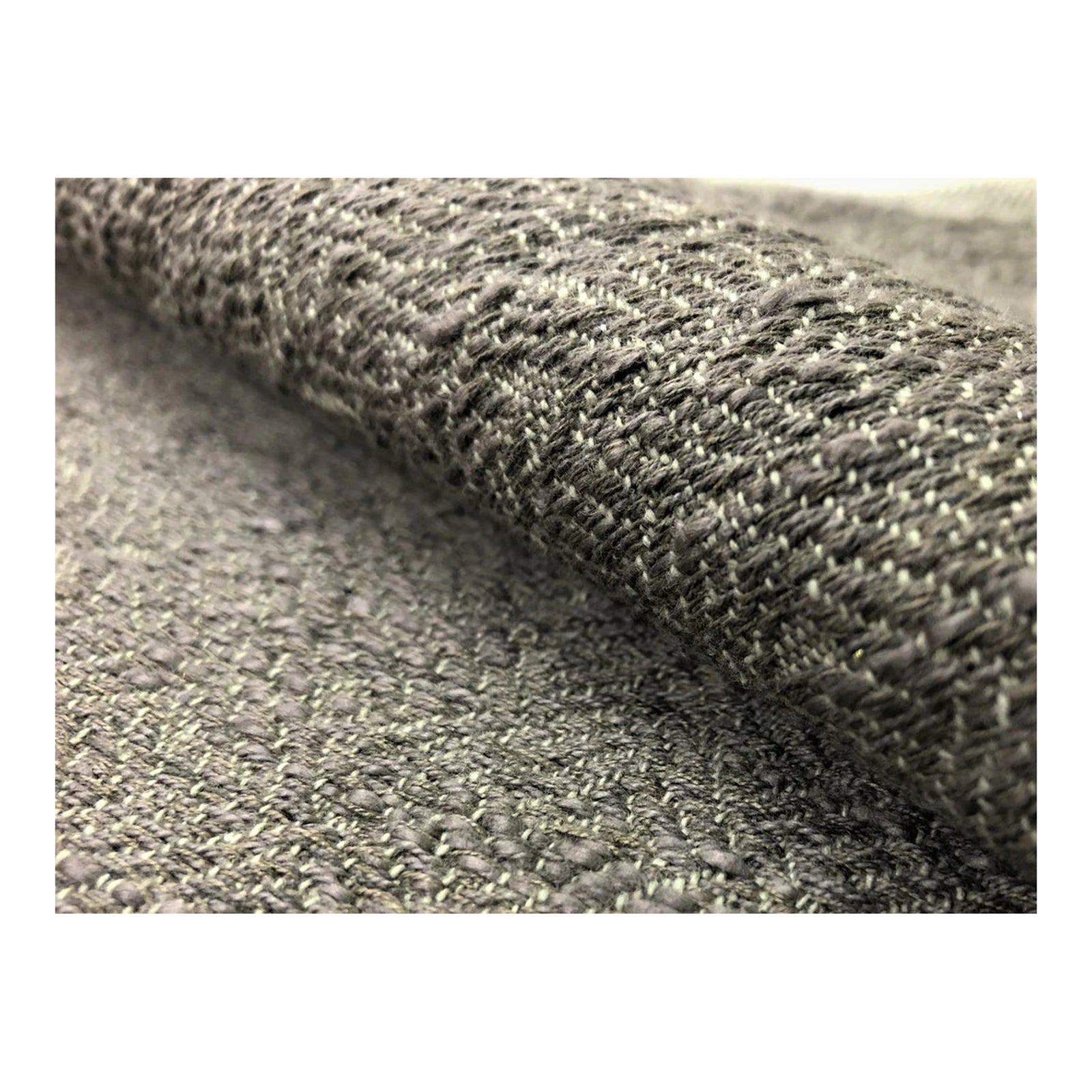 Designer Heavy Duty Linen Cotton Woven Nubby Textured Tweed MCM Mid ...