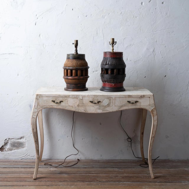 Wagon Wheel Hub Lamps | Chairish