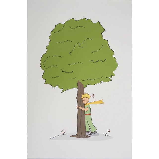 Antoine De Saint-Exupery, Le Petit Prince et son arbre, Lithograph ...