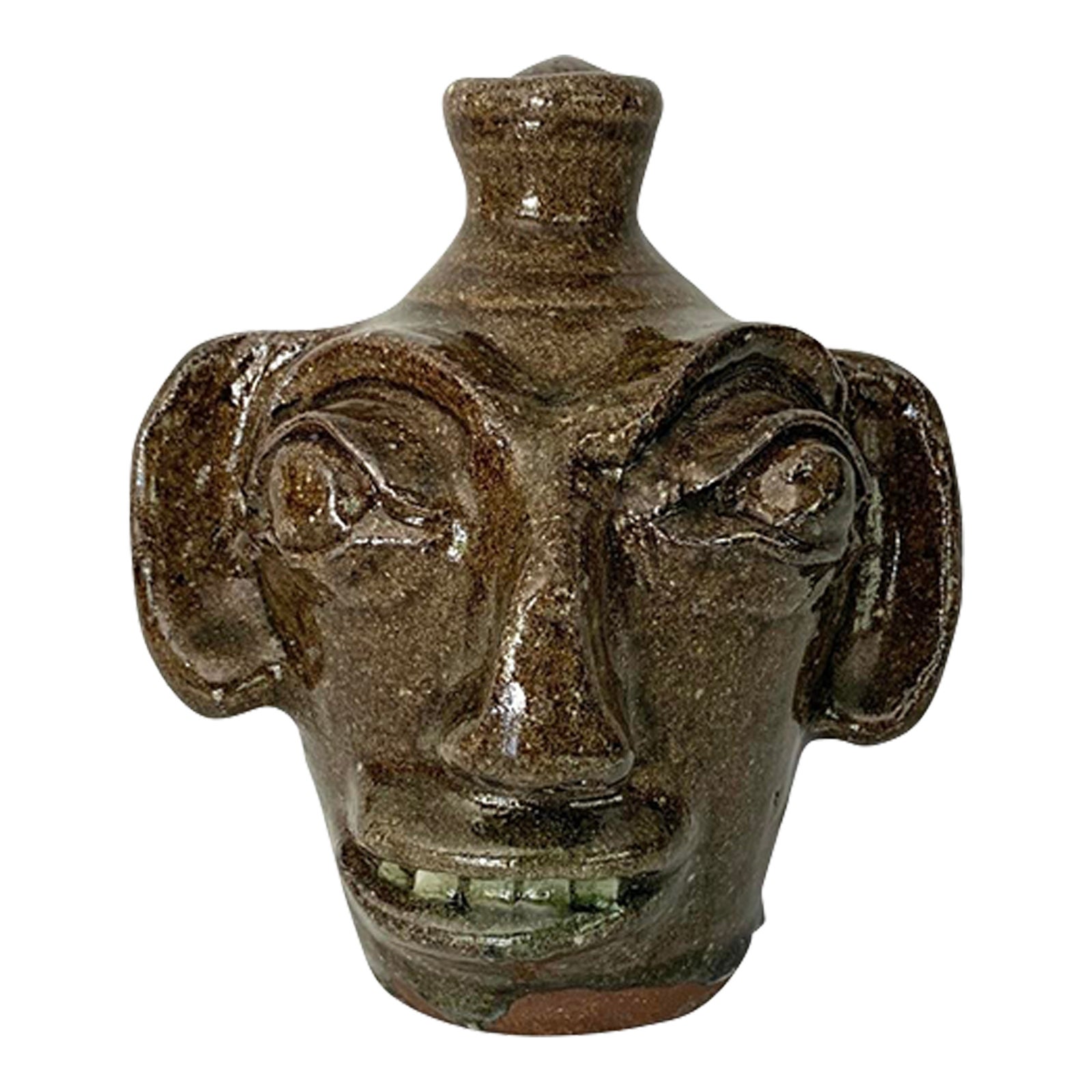 1970s B.B. Craig North Carolina Face Jug | Chairish