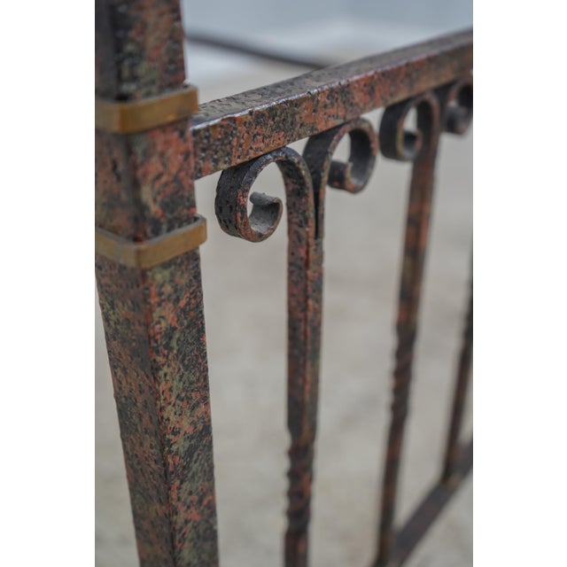 Queen Size Wrought Iron Poster Bed | Chairish