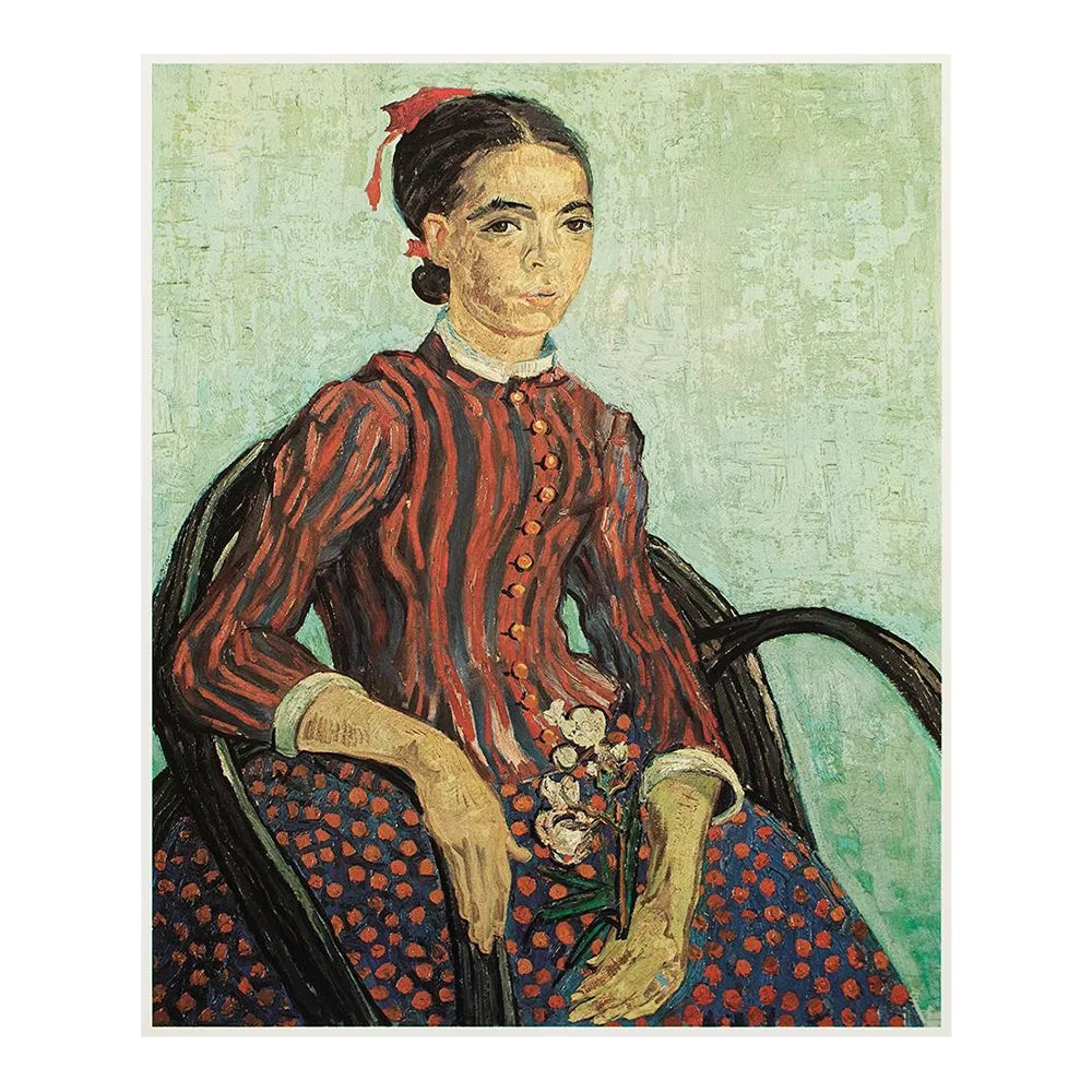 1977 After Vincent Van Gogh "La Mousme", Large Full-Color Print | Chairish