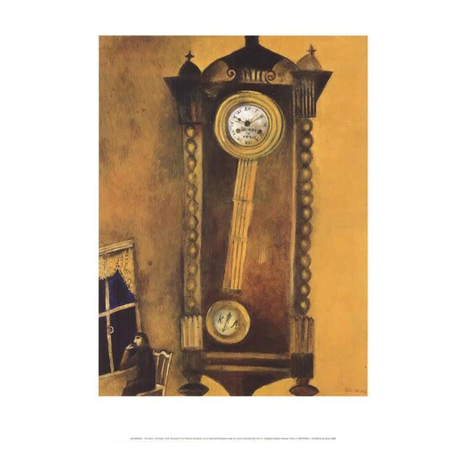 Marc Chagall the Clock, 2008 | Chairish