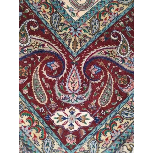 1970's Signed Persian Royal Tabriz Rug, 11'5" X 15'5" | Chairish