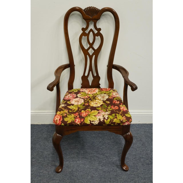 Thomasville Furniture Carlton Hall Traditional Style Dining Arm Chair ...