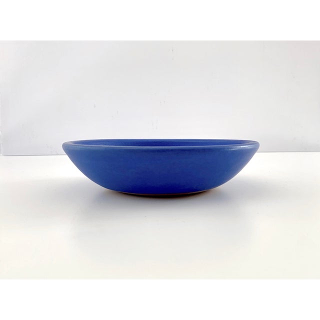 Electric Blue Artisan Ceramic Bowl by Dina No | Chairish