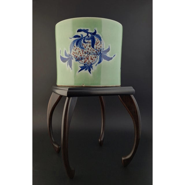 Chinese Porcelain Pomegranate Reward Bitong | Chairish