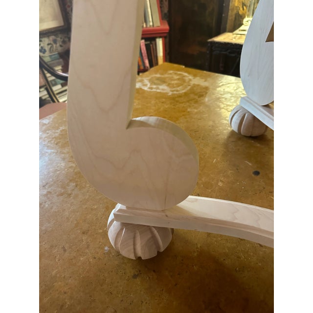 Scalloped Duchess of Windsor Gothic Jansen Style Hall or Tea Table ...