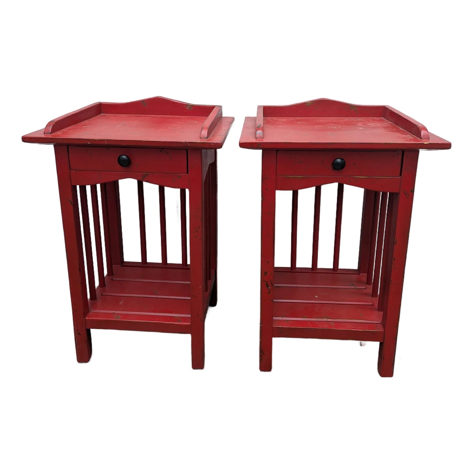 1980s Vintage Beautiful Set of Side Tables by Ron Fisher | Chairish