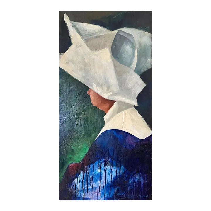 McClelland, Portrait of a Nun With Cornette, Large Oil Painting on ...