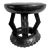 Oka Yoruba Black Wood Stool | Chairish