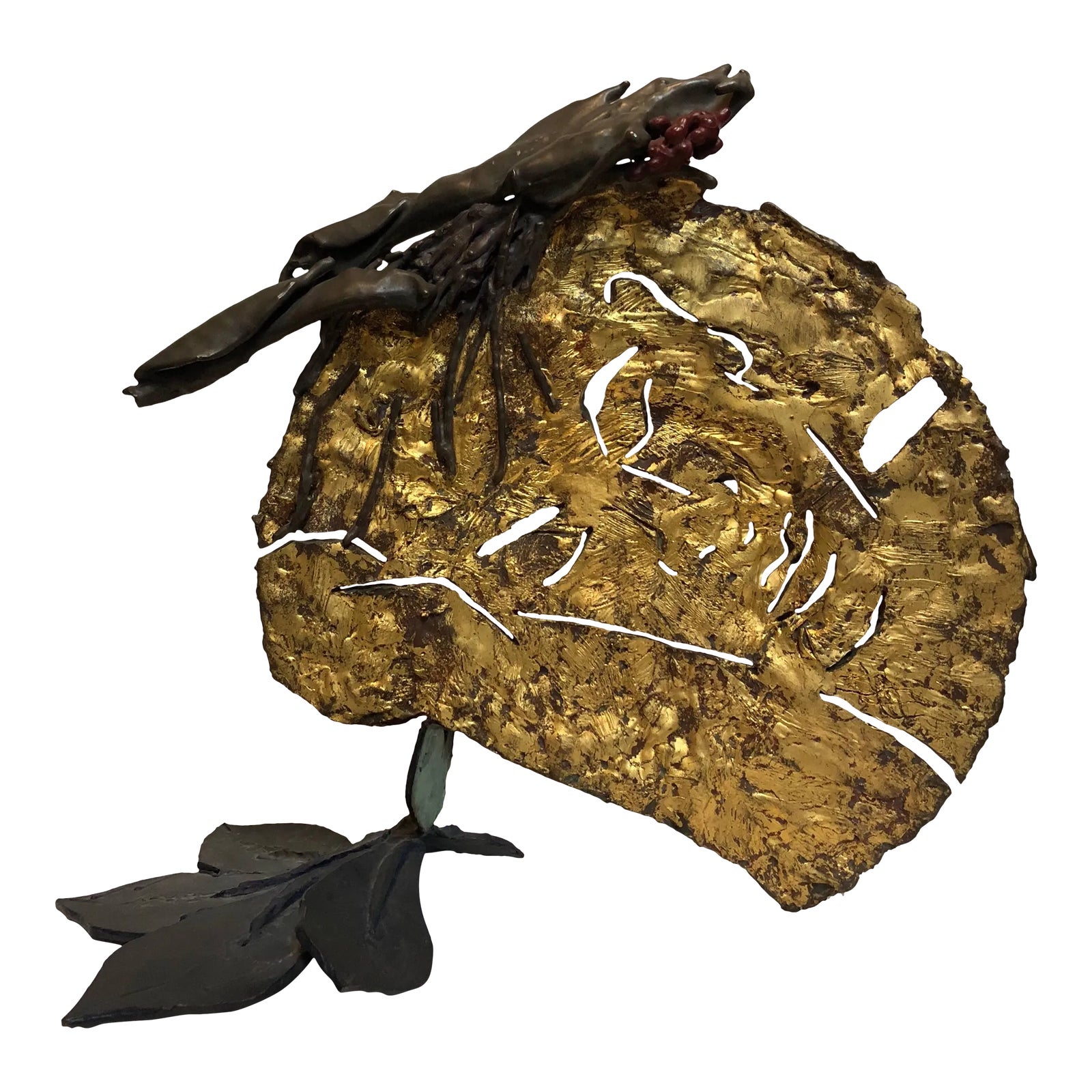 Robert Kushner, Polychrome Bronze Organic Sculpture Polich Tallix Art ...