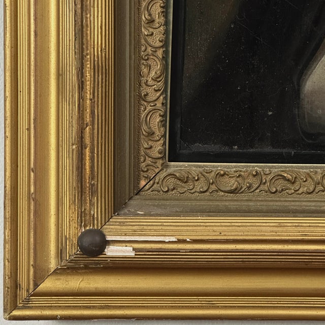 Antique 19th C. Victorian Male Portrait, Signed (Oil on Canvas) | Chairish