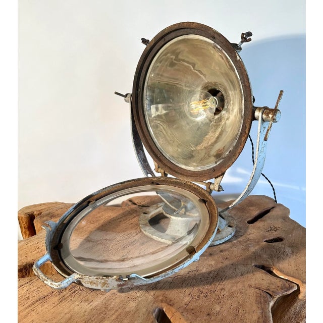 Vintage General Electric Nautical Ship Spotlight, Search Lamp 1940 ...