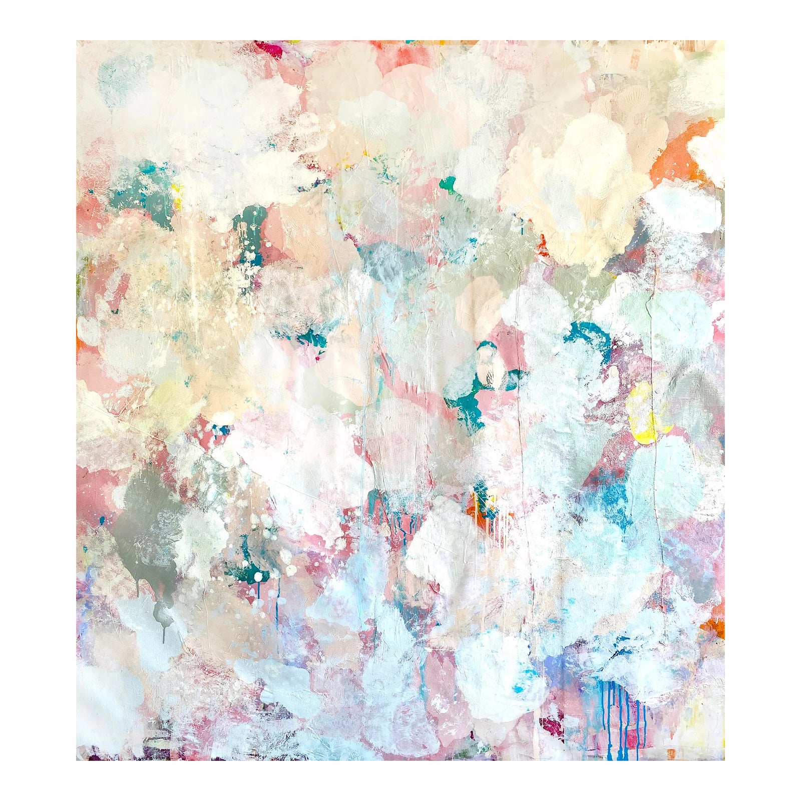 "Above the Clouds" Large Original 2023 Painting by Jessalin Beutler ...