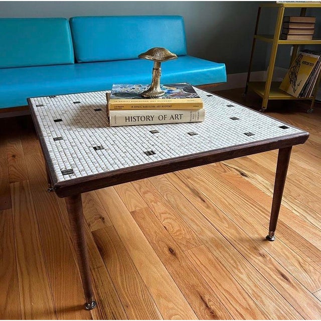 1960s Mid Century Modern Mosaic Tiled Coffee Table | Chairish
