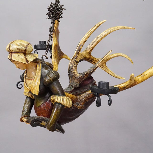 Antique Lusterweibchen of a Medieval Noble Lady Ca. 1880s | Chairish