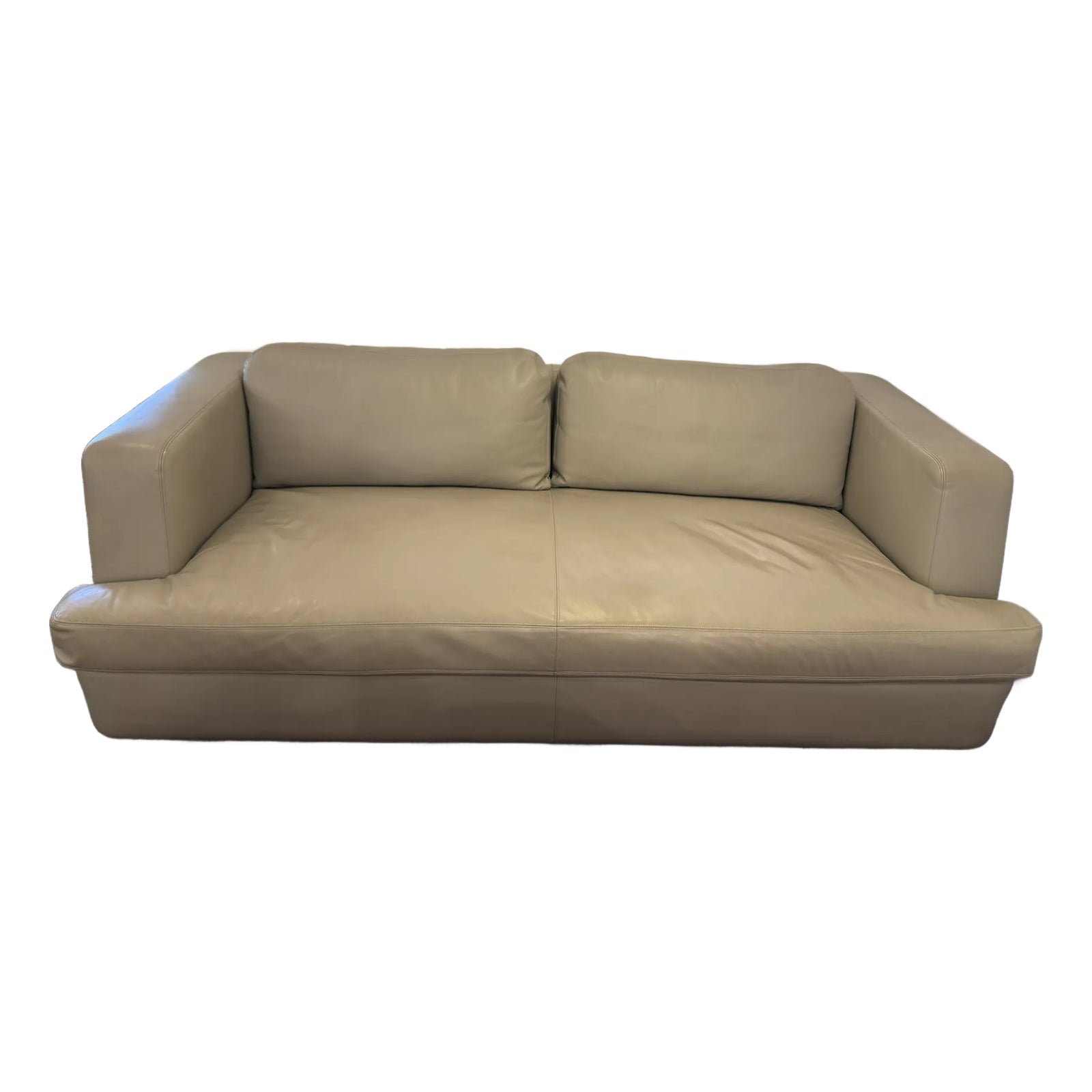 Dmitry & Co. Custom Borgo Leather Sofa | Chairish