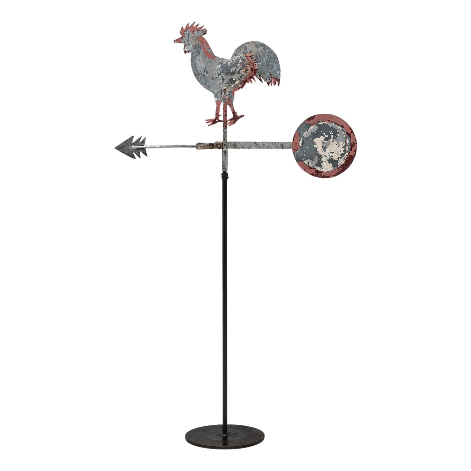 20th Century French Metal Weather Vane On Stand | Chairish