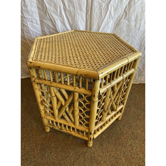 Late 20th Century Pair of Brighton Pavilion Fretwork Style Rattan ...
