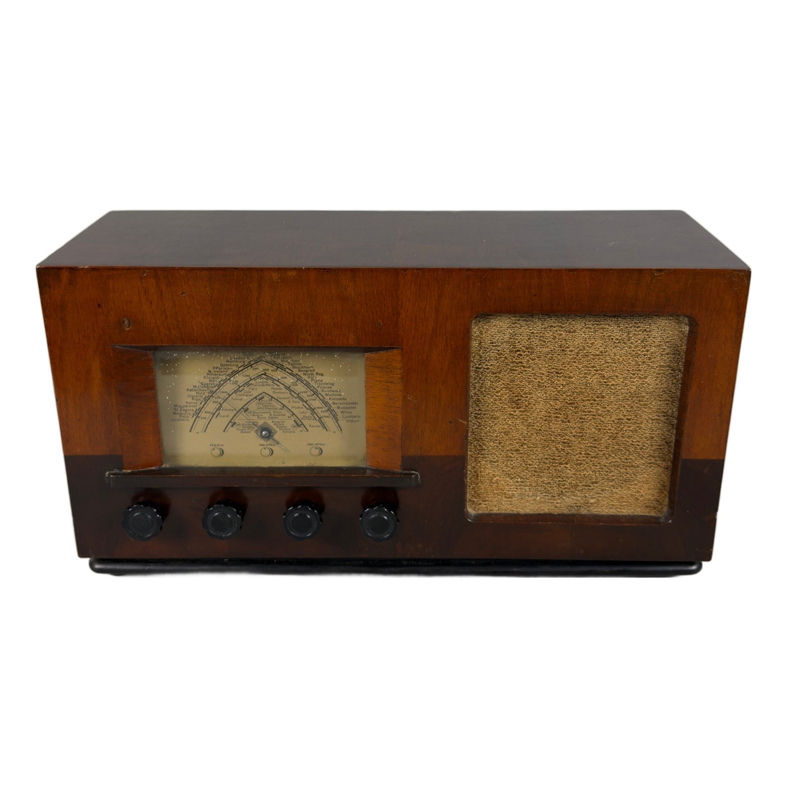 Vintage Type 113 B Wooden Tube Radio from Philips | Chairish