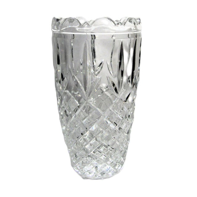 Vintage West Germany Lead Crystal Vase | Chairish