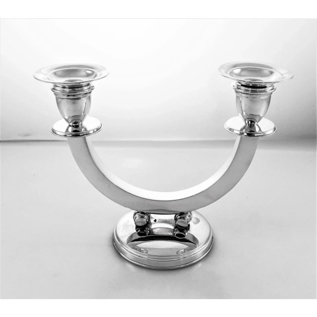 SterlingMid-Century Candelabras - a Pair | Chairish