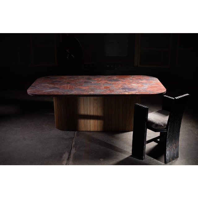 Lovely, Lovely, Red Dining Table | Chairish