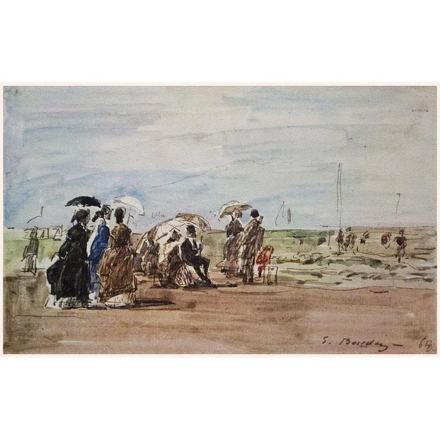 1959 After Eugene Boudin, First Edition Impressionist Vintage Print "On ...