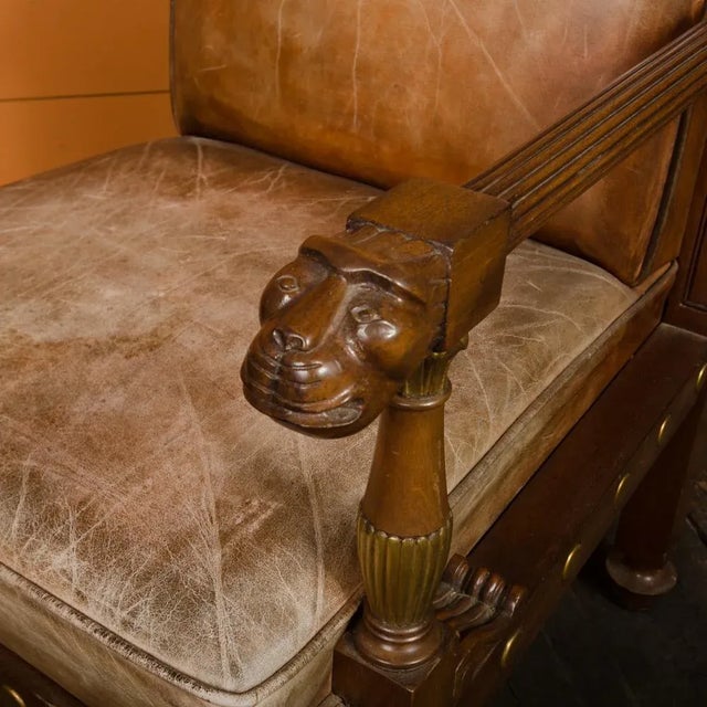 1920s English Open Armchair, in the Manner of 'George Bullock'. | Chairish