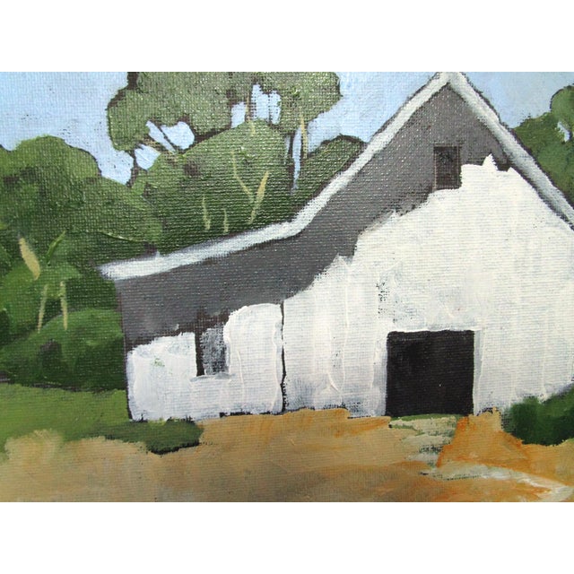 Santa Rosa White Barn Art Lynne French 11x14 California Landscape Oil ...