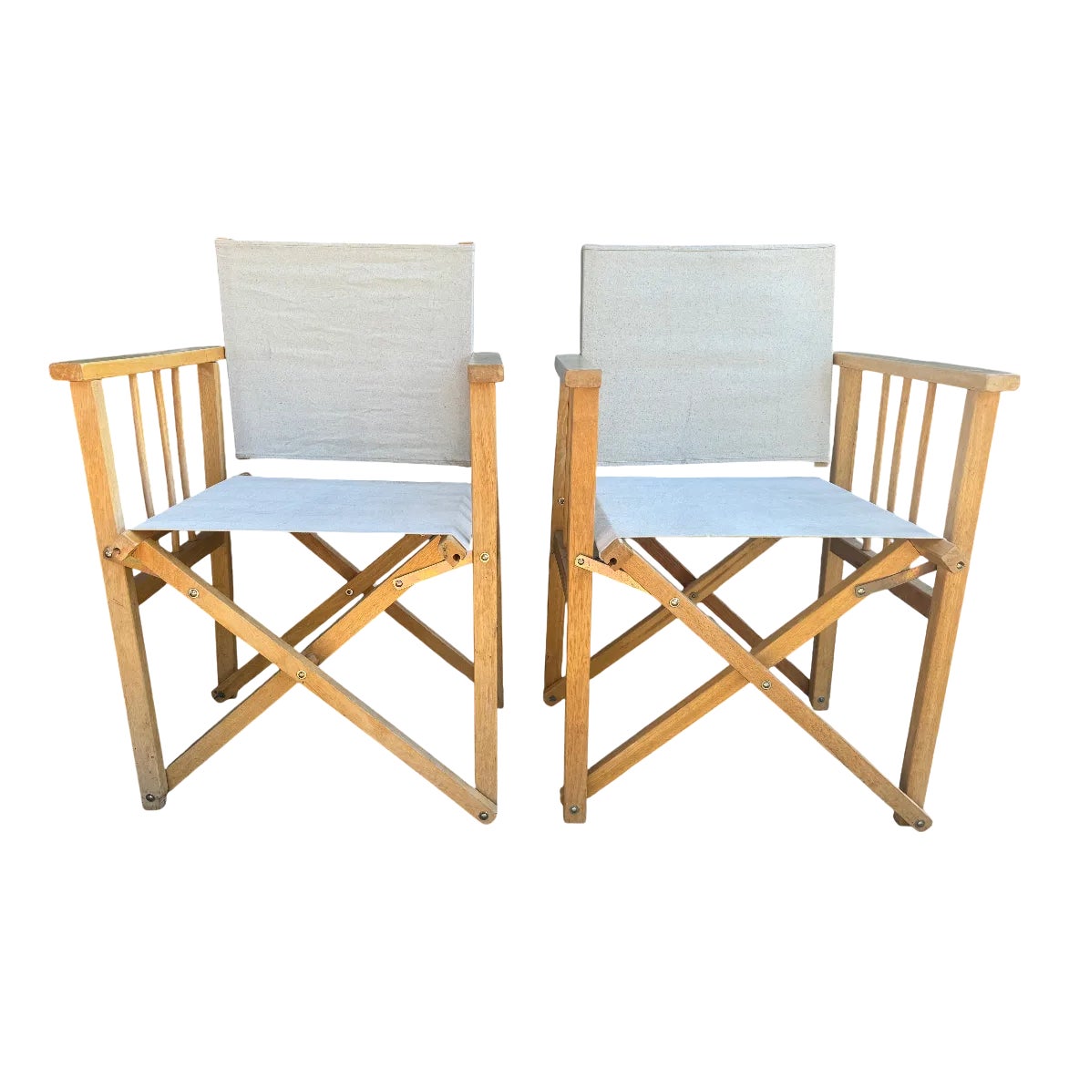Set of Folding Directors Chairs | Chairish