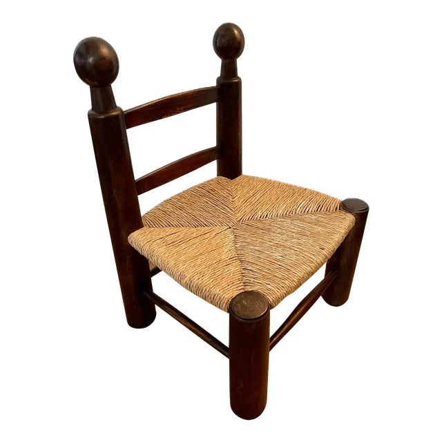 French Fireside Chair - "Chaise Basses" Low Chair by Charles Dudouyt ...