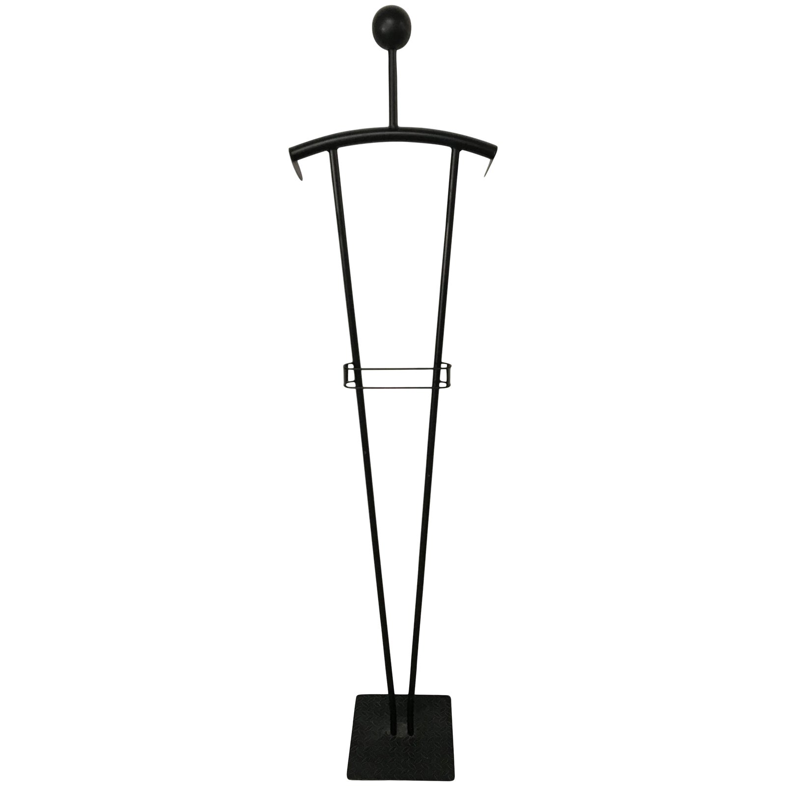 Struttura Due Post Modern Figural Valet Stand or Coat Rack | Chairish