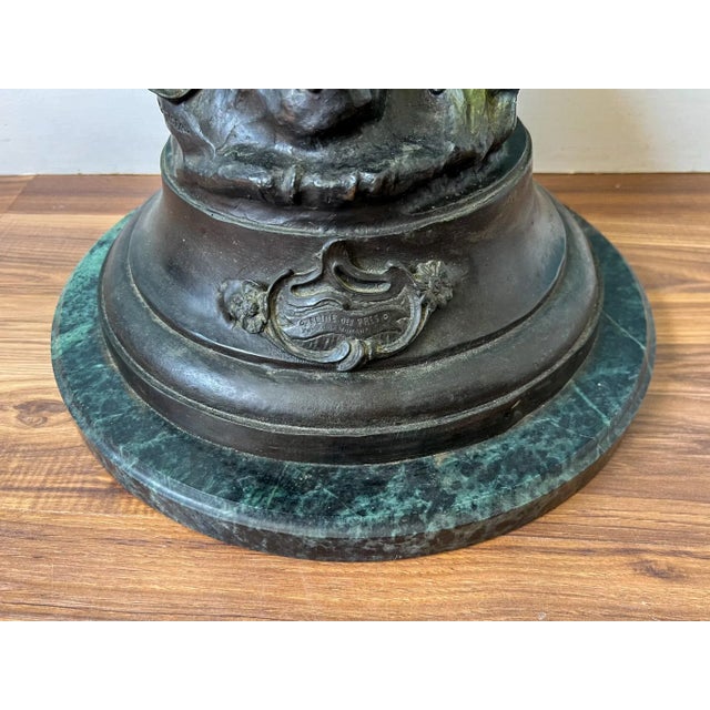 Oversized Bronze Recast of Auguste Moreau's "Lady With Wheat" With ...