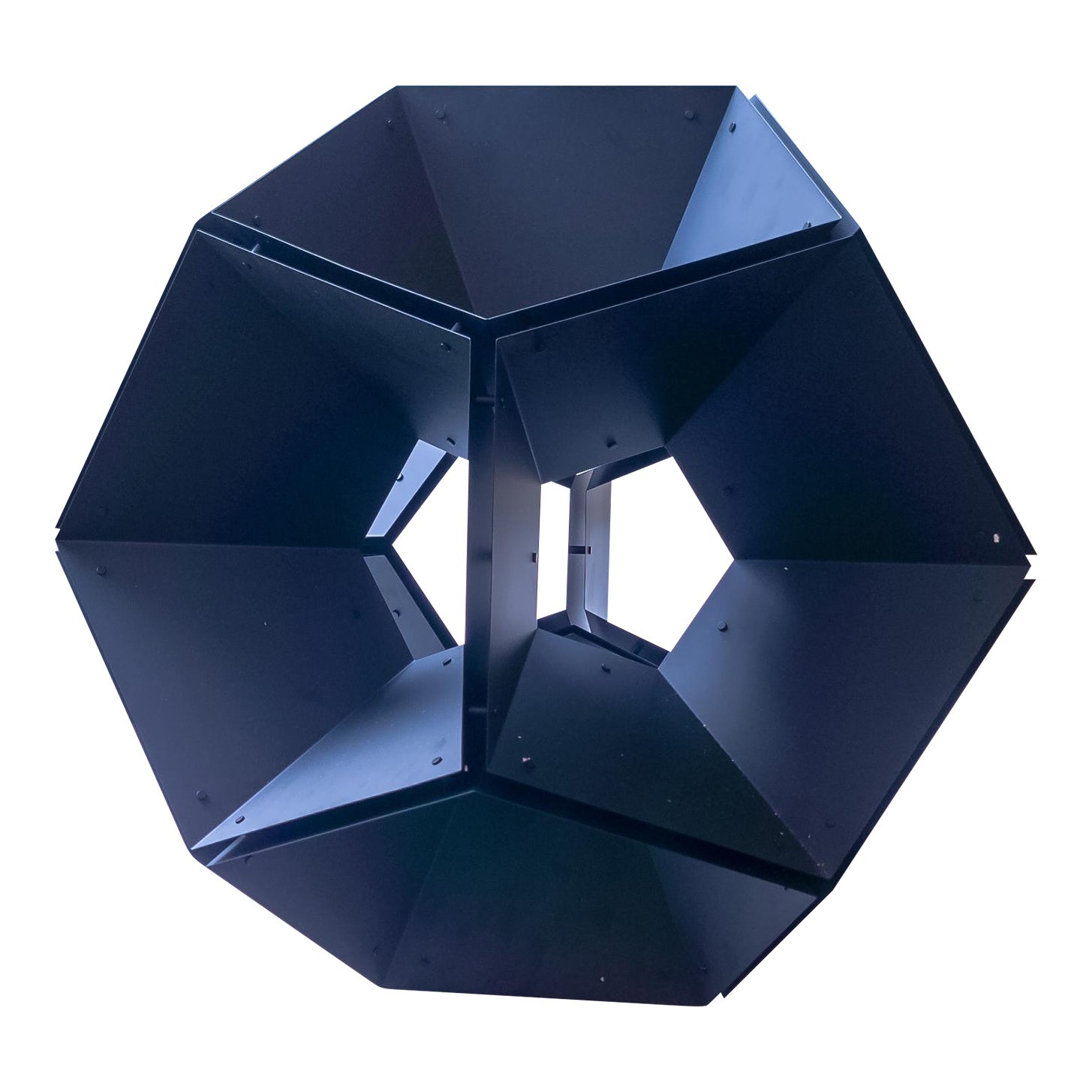 Visual Comfort Hex 36 Matte Black Pendant | Chairish