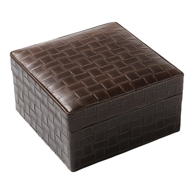 AURA Modern Plume Brown Box | Chairish
