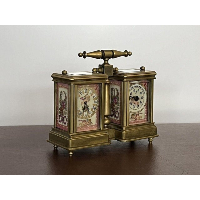 Double Carriage Clock and Barometer | Chairish