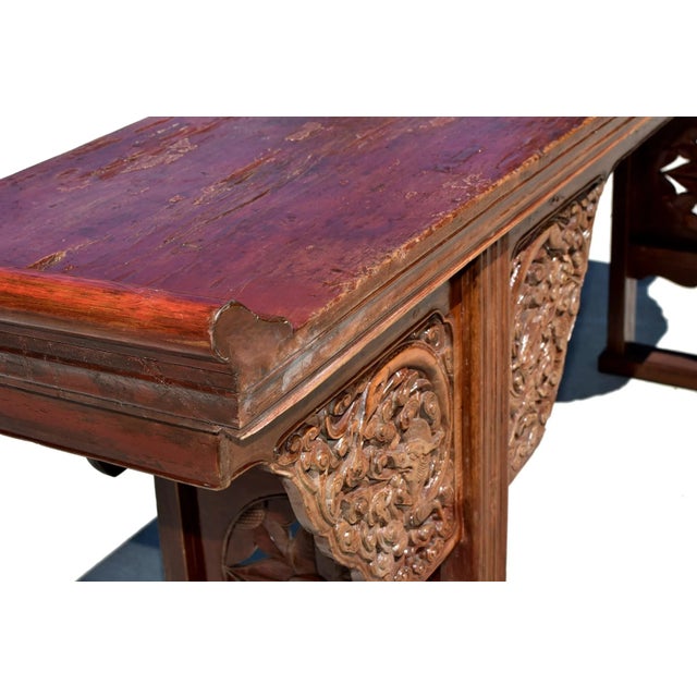 Antique Chinese Dragon Altar Table | Chairish