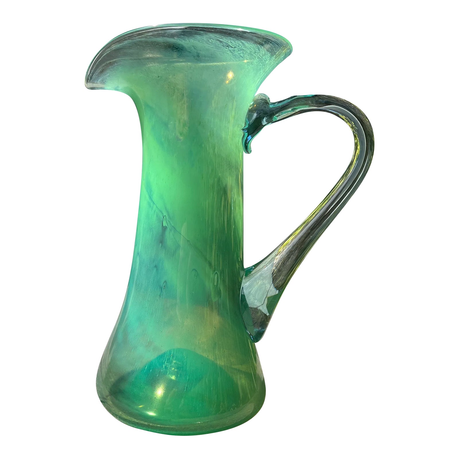 Late 20th Century Vintage Hand Blown Pitcher by Kerry Glass Ireland ...