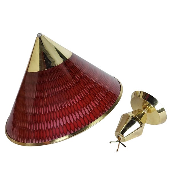 Vintage 1960's Mid-Century Modern Moe Retractable Light Fixture in ...