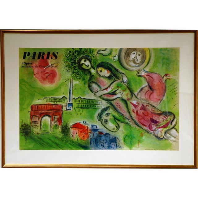 1964 Mourlot Marc Chagall Romeo and Juliet Paris Opera Poster | Chairish