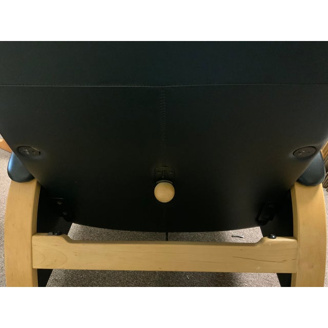 Late 20th Century Backsaver Leather Chair | Chairish